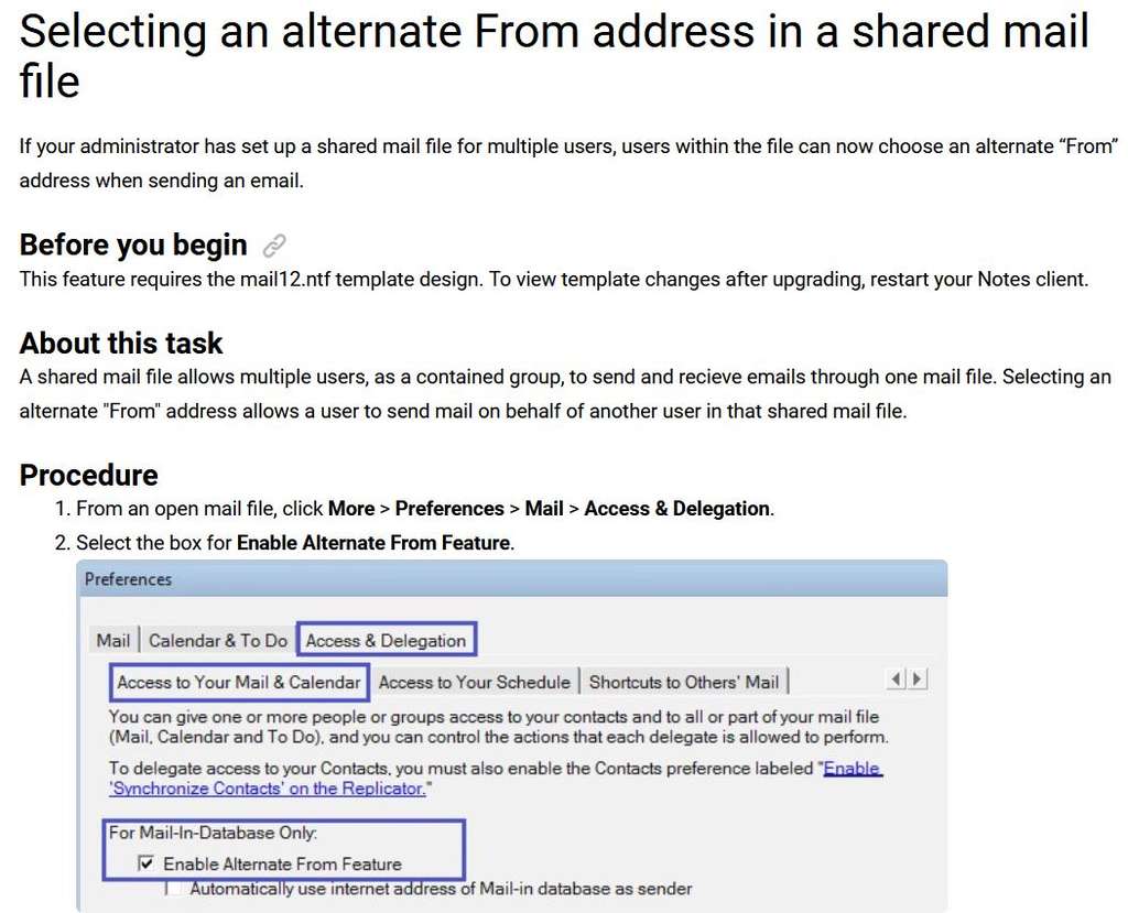 HCL Notes: Enviar correo compartido en nombre de otro - Blog sobre HCL ...